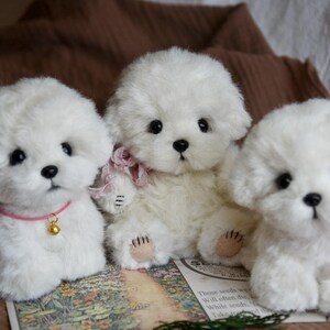 Custom Poodle Toy Plush - Handmade Realistic Dog Replica, Personalized ...
