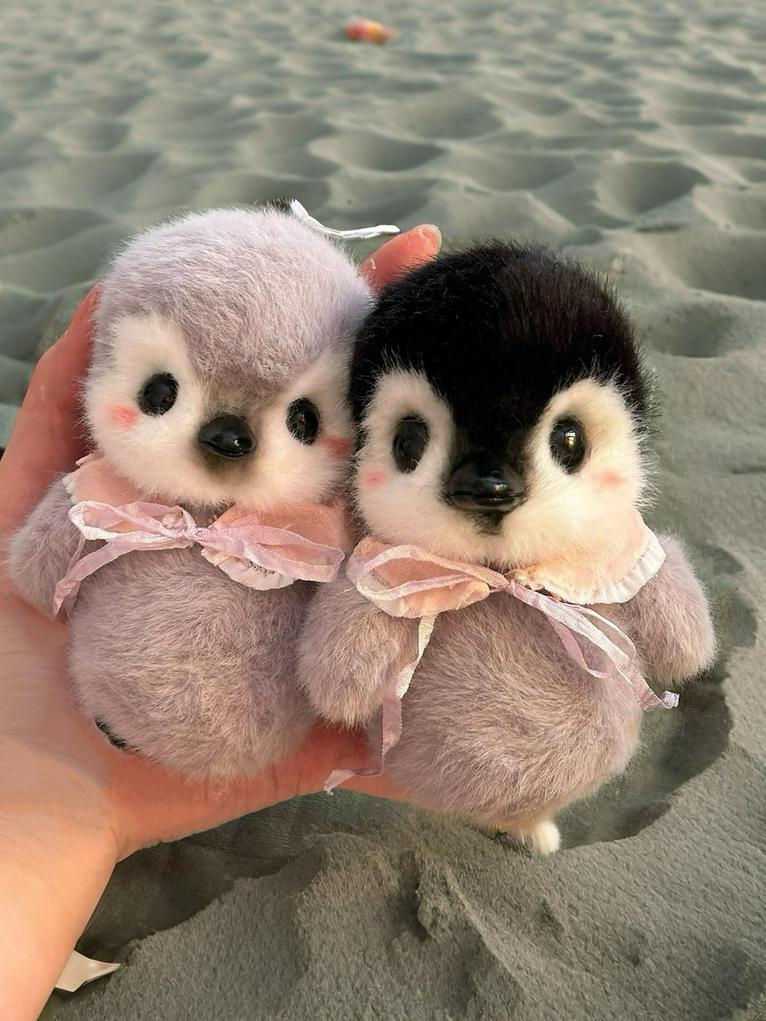 Penguins Lost in the Desert,handmade Stuffed Penguin Doll,custom Color ...