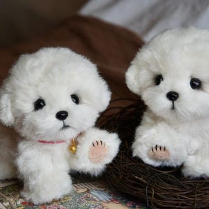 Custom Poodle Toy Plush - Handmade Realistic Dog Replica, Personalized ...