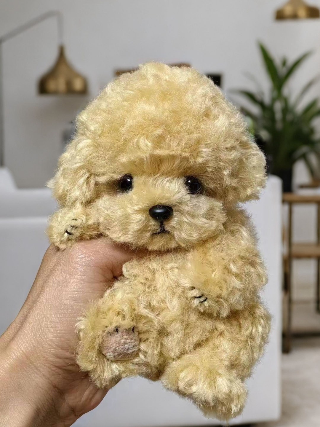 Custom Your Own Poodle Toy, Handmade Stuffed Poodle Doll, Realistic ...