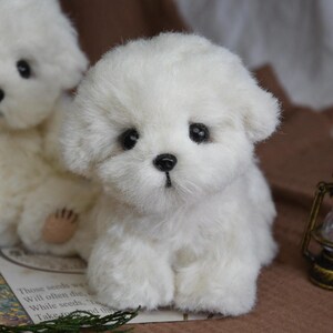 Custom Poodle Toy Plush - Handmade Realistic Dog Replica, Personalized ...