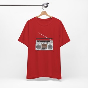 POP Culture Classics Series Boombox Unisex Jersey Short Sleeve T-shirt ...