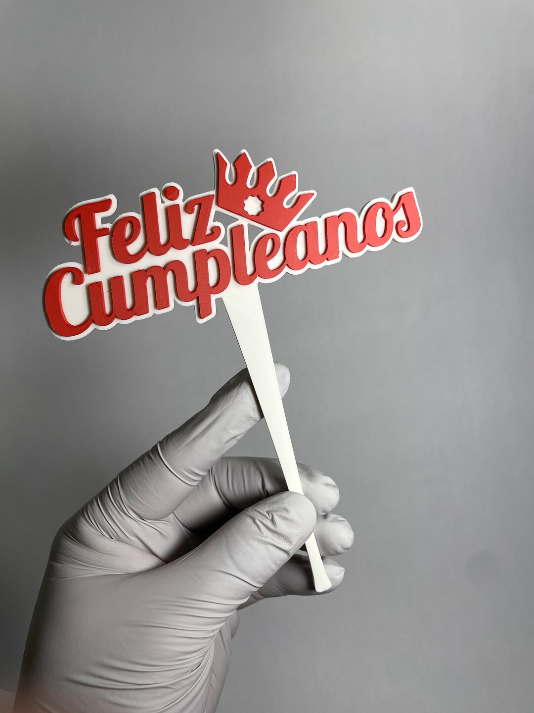 Feliz Cumpleanos Cake Topper, Celebration Torta, Stylized Cake Topper ...