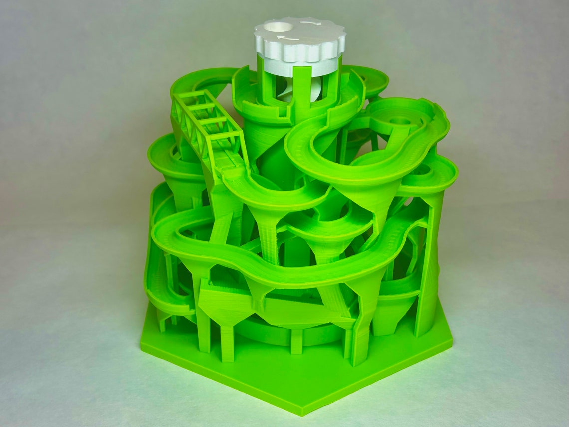 Theta (file) - A 3D Printed Marble Machine; Digital STL Files - Etsy