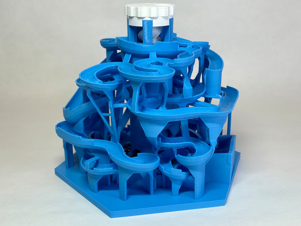 Zenith (file) - A 3D Printed Marble Machine; Digital STL Files - Etsy
