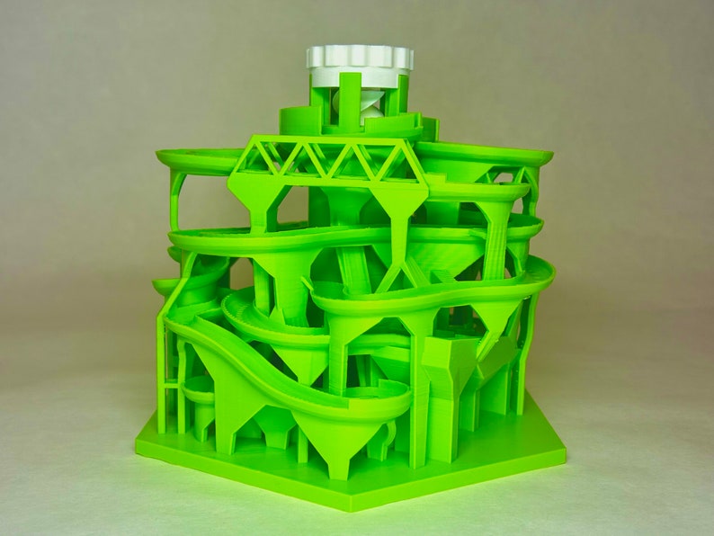 Theta (file) - A 3D Printed Marble Machine; Digital STL Files - Etsy