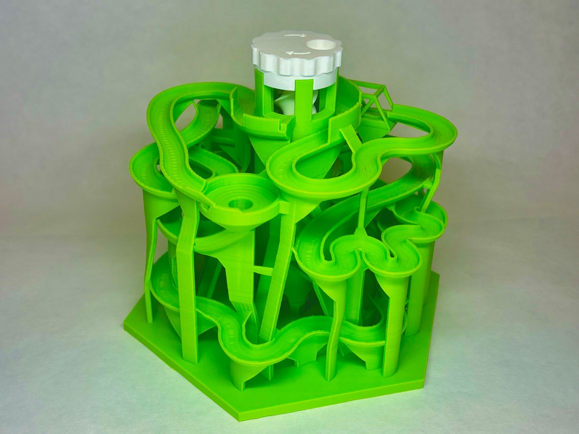 Theta (file) - A 3D Printed Marble Machine; Digital STL Files - Etsy