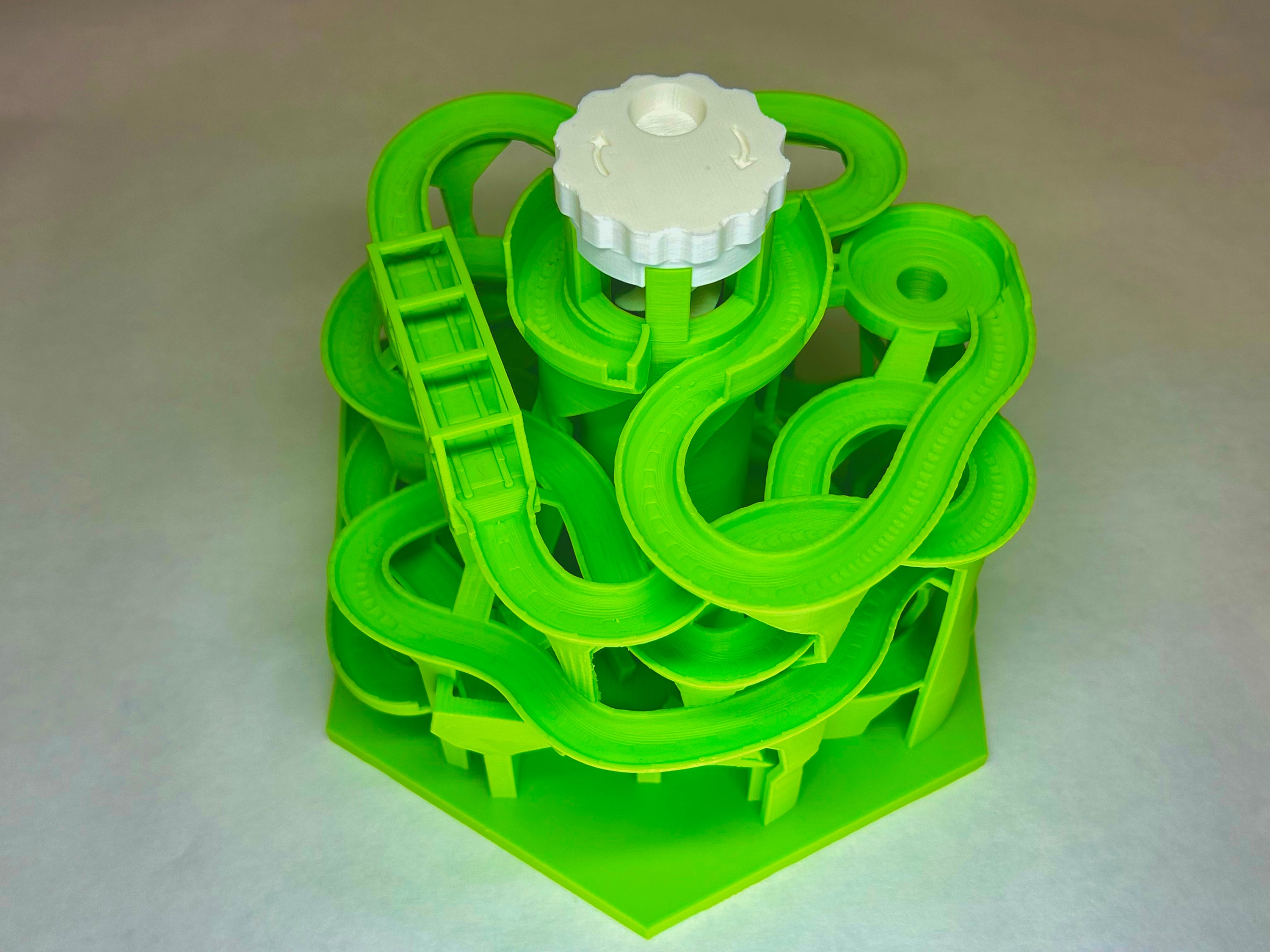 Theta (file) - A 3D Printed Marble Machine; Digital STL Files - Etsy