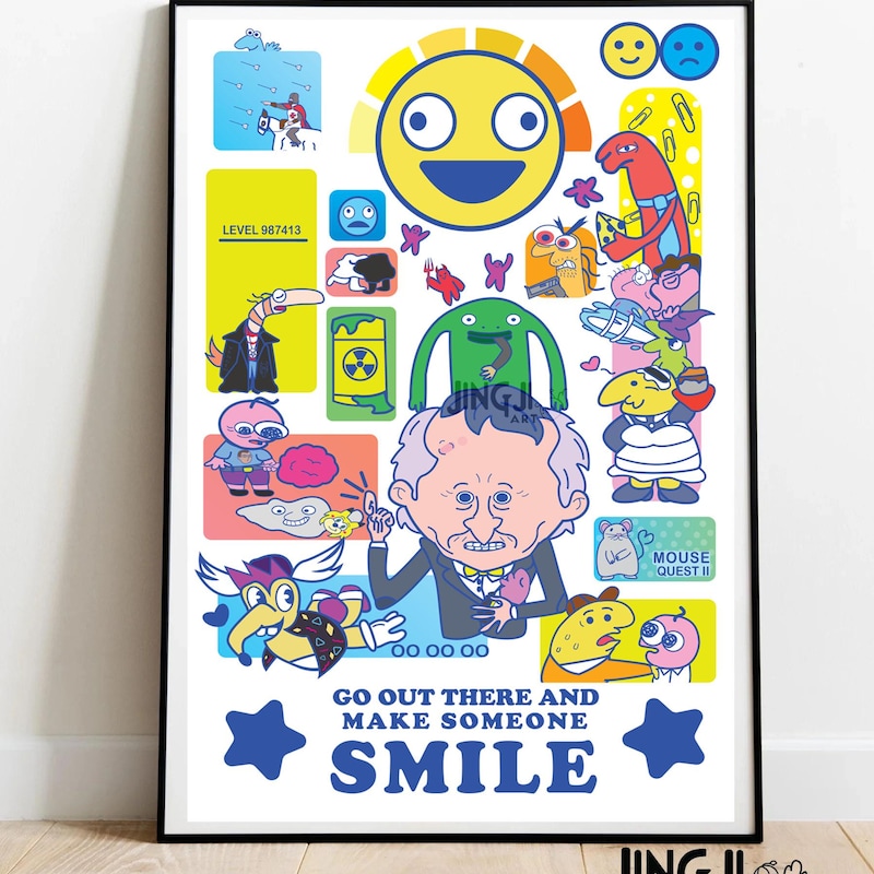 Smiling Friends Poster - Etsy