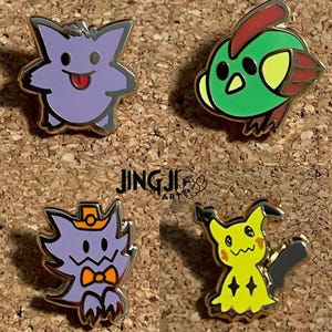 Mini Monster Pins - Etsy