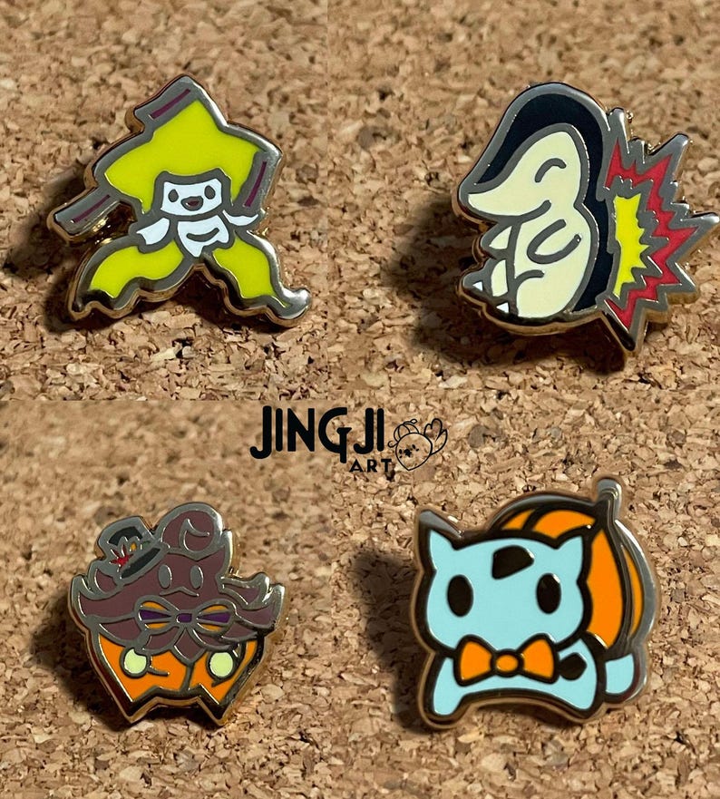 Mini Monster Pins - Etsy