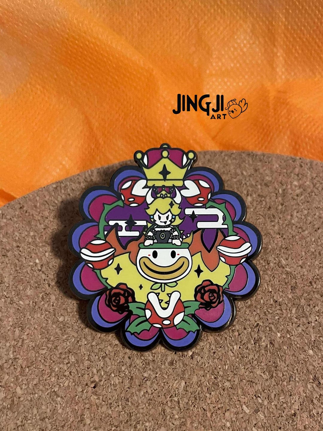 Paper Bowsette Hard Enamel Pin (retiring) - Etsy