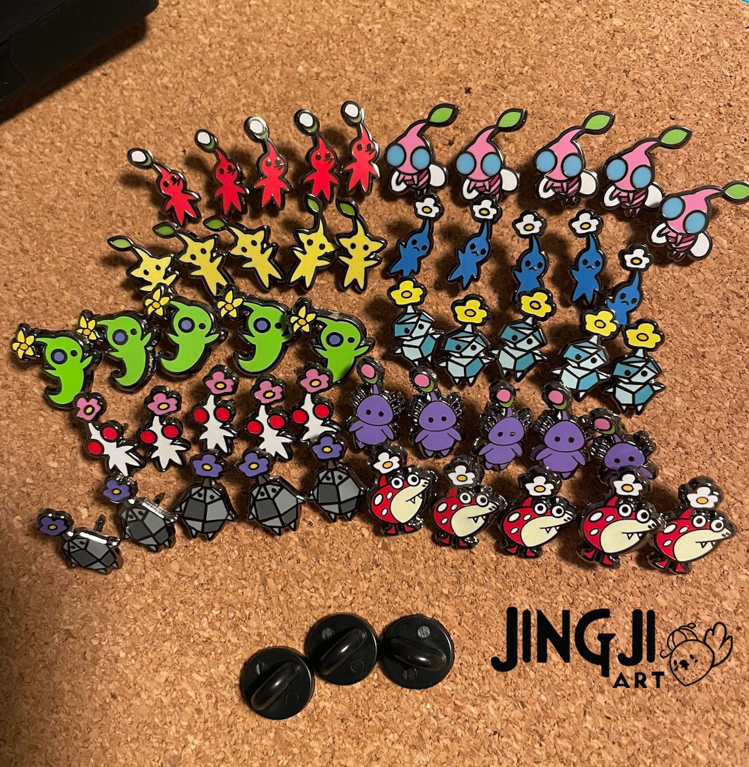 Lil Plant Folk Pins - Etsy