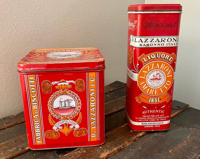 Vintage Italian Coffee Tins - Etsy
