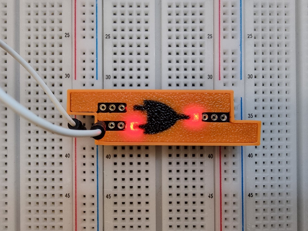2 Input Visual Or Gate Logic Module Indicators Display The Activity So You Can See Your Circuit
