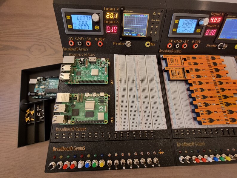 Raspberry Pi & Arduino Mount: Breadboard Genius Project Platform - Etsy