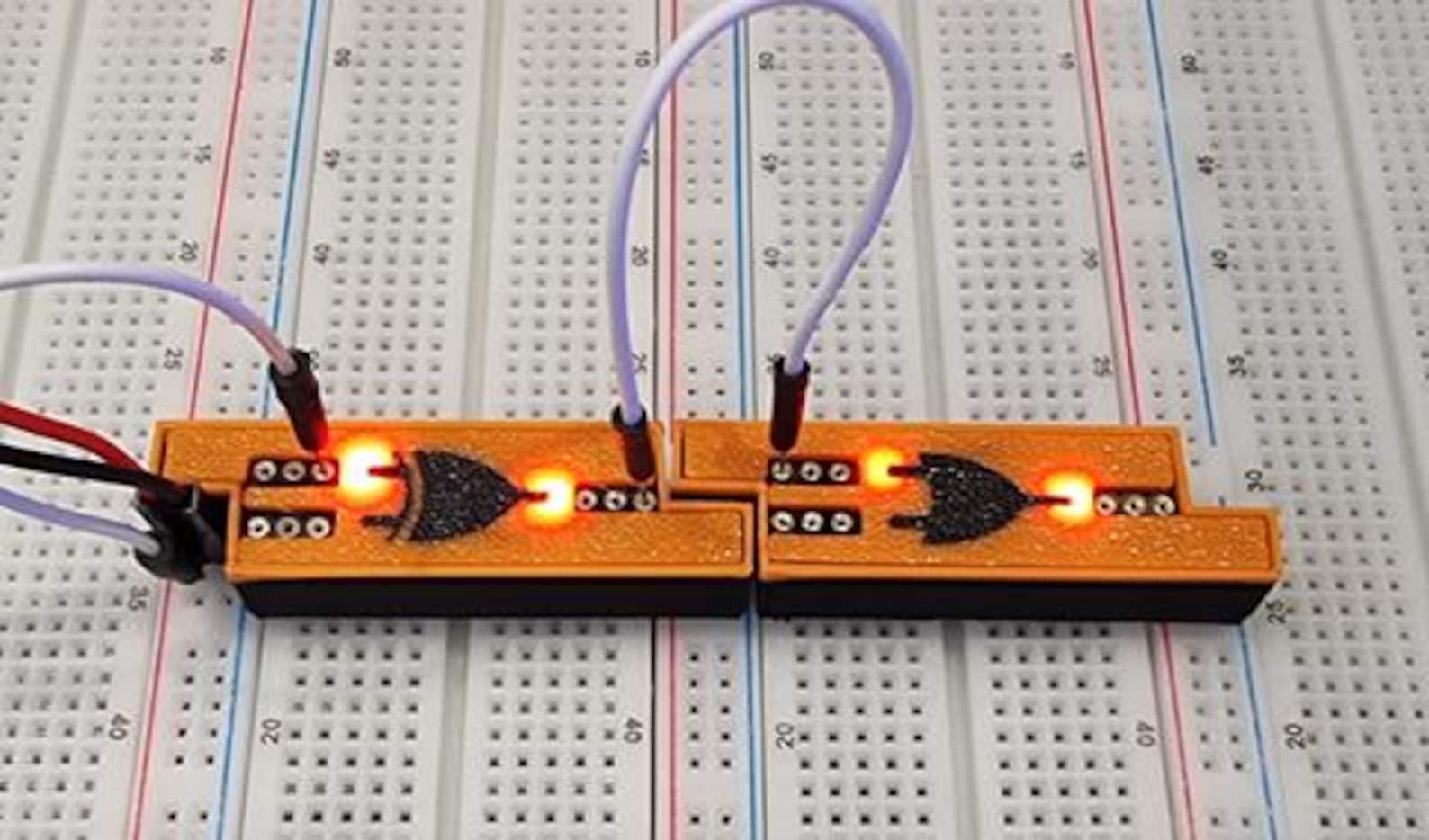 Breadboard Genius Electronics XL Lab, 6 Breadboard or 4 Breadboard With ...