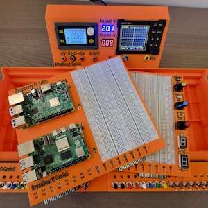 Breadboard Genius Electronics Project Lab: Oscilloscope, Signal ...