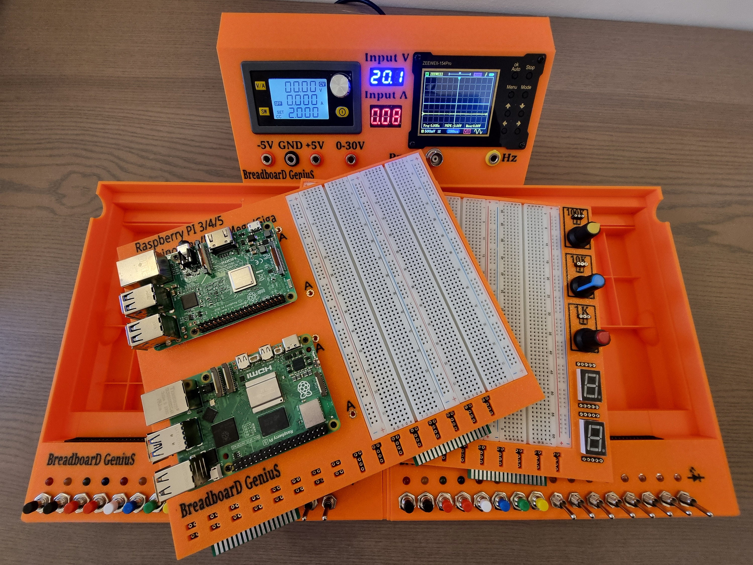 Raspberry Pi Arduino Uno Due Mega Giga Dual Mount With Double