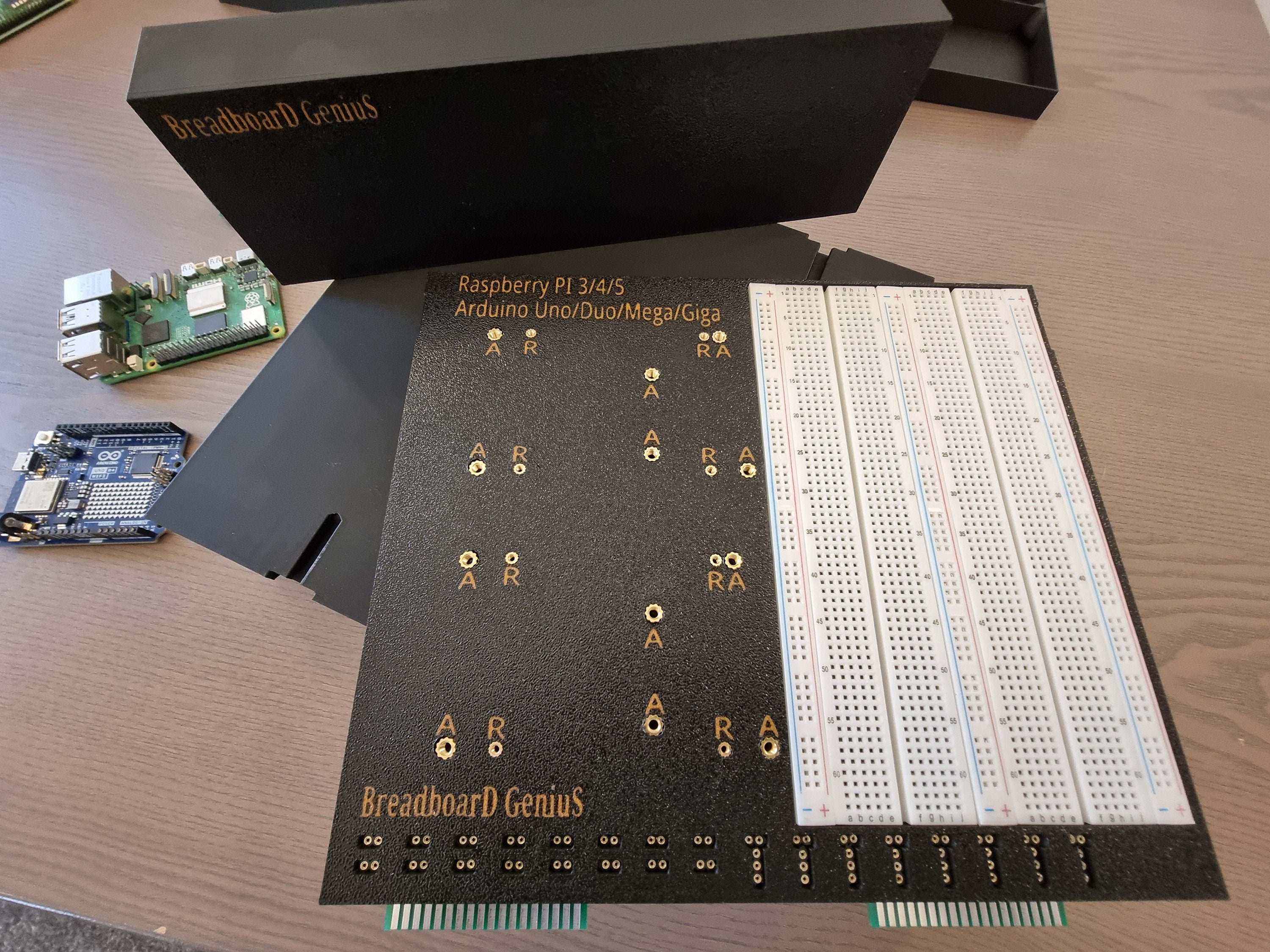 Raspberry Pi & Arduino Mount: Breadboard Genius Project Platform - Etsy