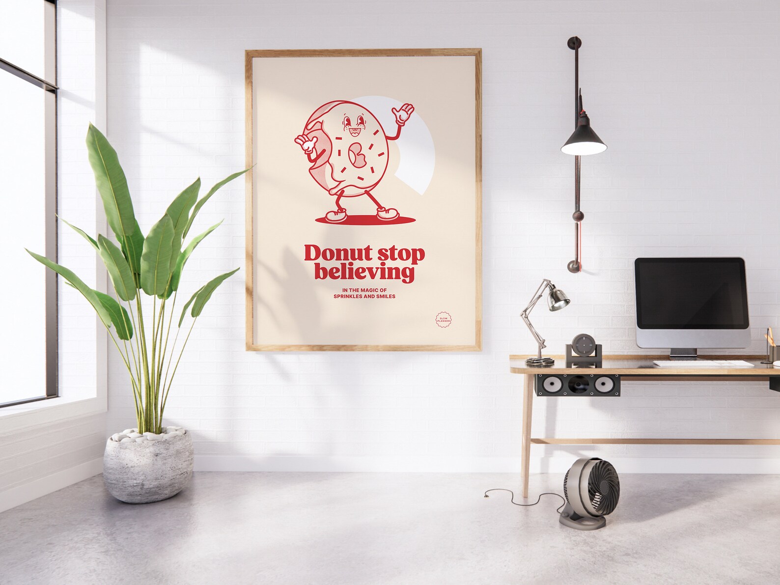 Donut Clipart Poster | Donut Stop Believing | Comfort Character | Donut ...