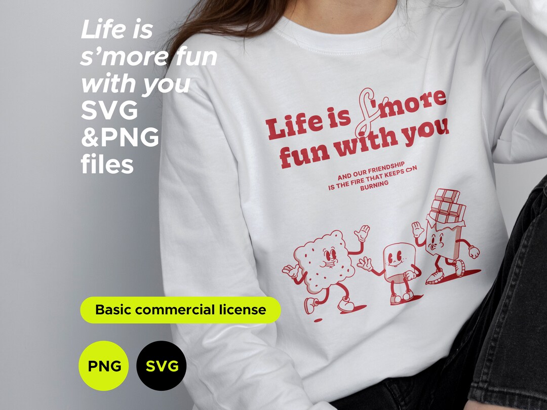 Best Friends Clipart - Life is S'more Fun With You - Comfort Character ...