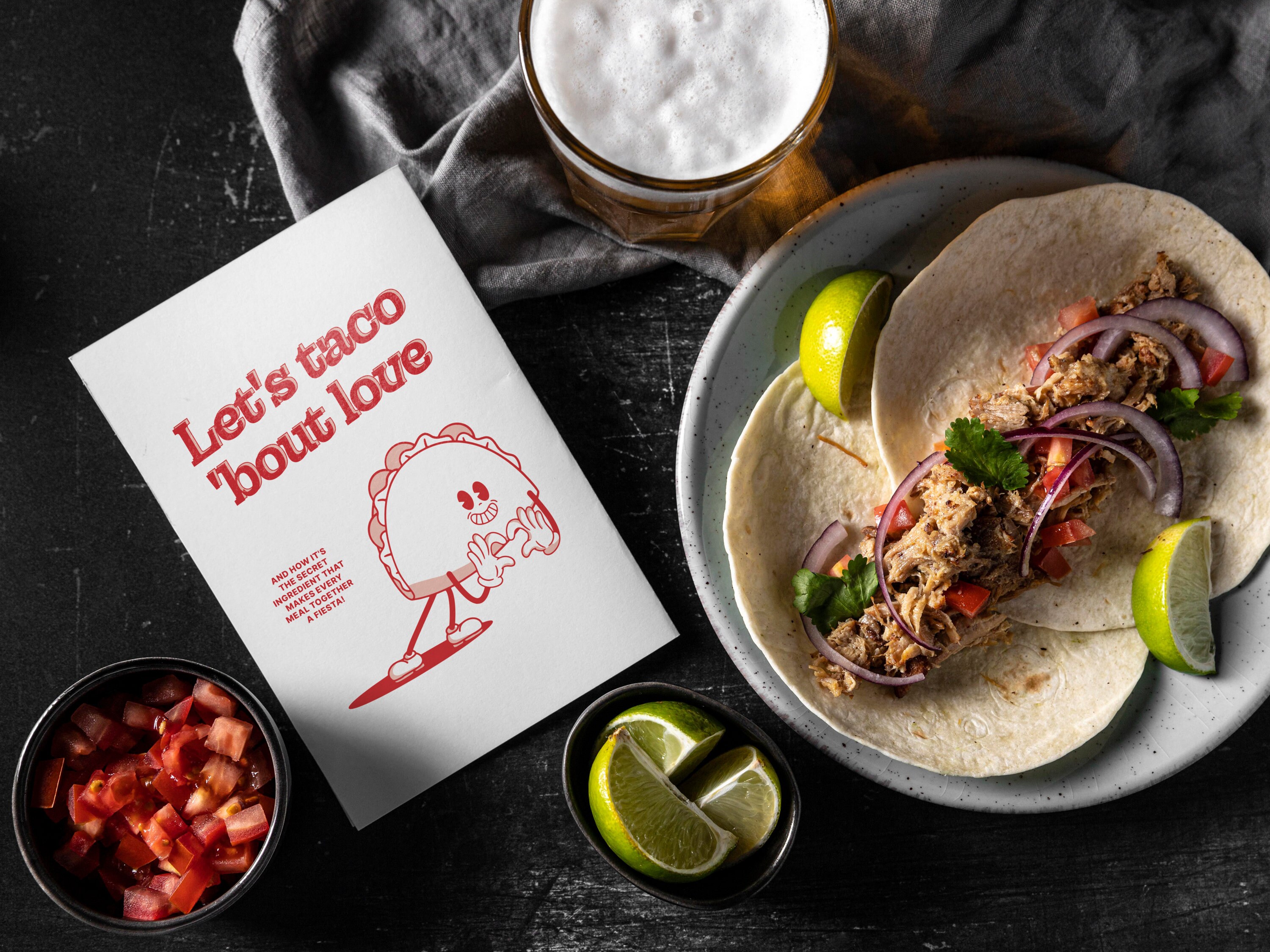 Taco Fiesta Love Clipart Let's Taco 'bout Love SVG and PNG File Commercial License Included ...