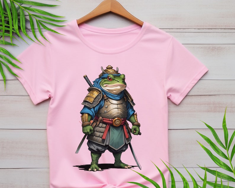 Samurai Frog Svg Png, Japanese Frog Sublimation Designs, Japanese Wall ...