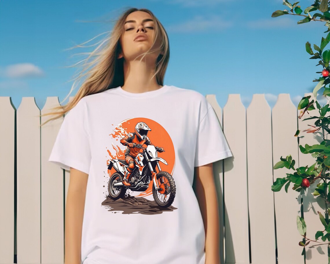 Motorcycle SVG PNG Sublimation Designs, Dirt Bike Clipart, Motocross ...
