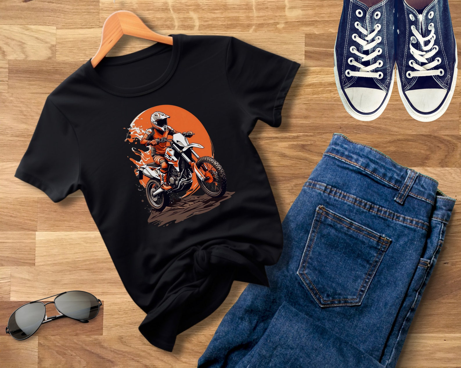 Motorcycle SVG PNG Sublimation Designs, Dirt Bike Clipart, Motocross ...