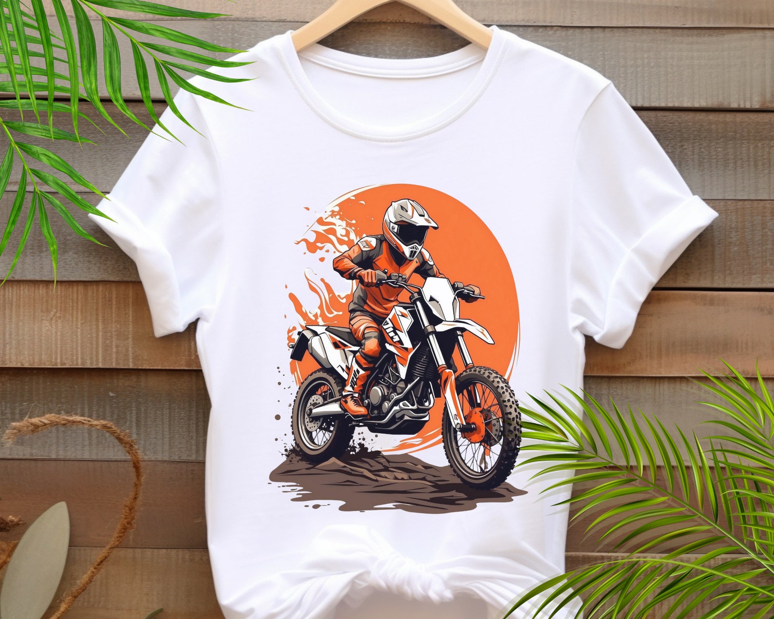 Motorcycle SVG PNG Sublimation Designs, Dirt Bike Clipart, Motocross ...