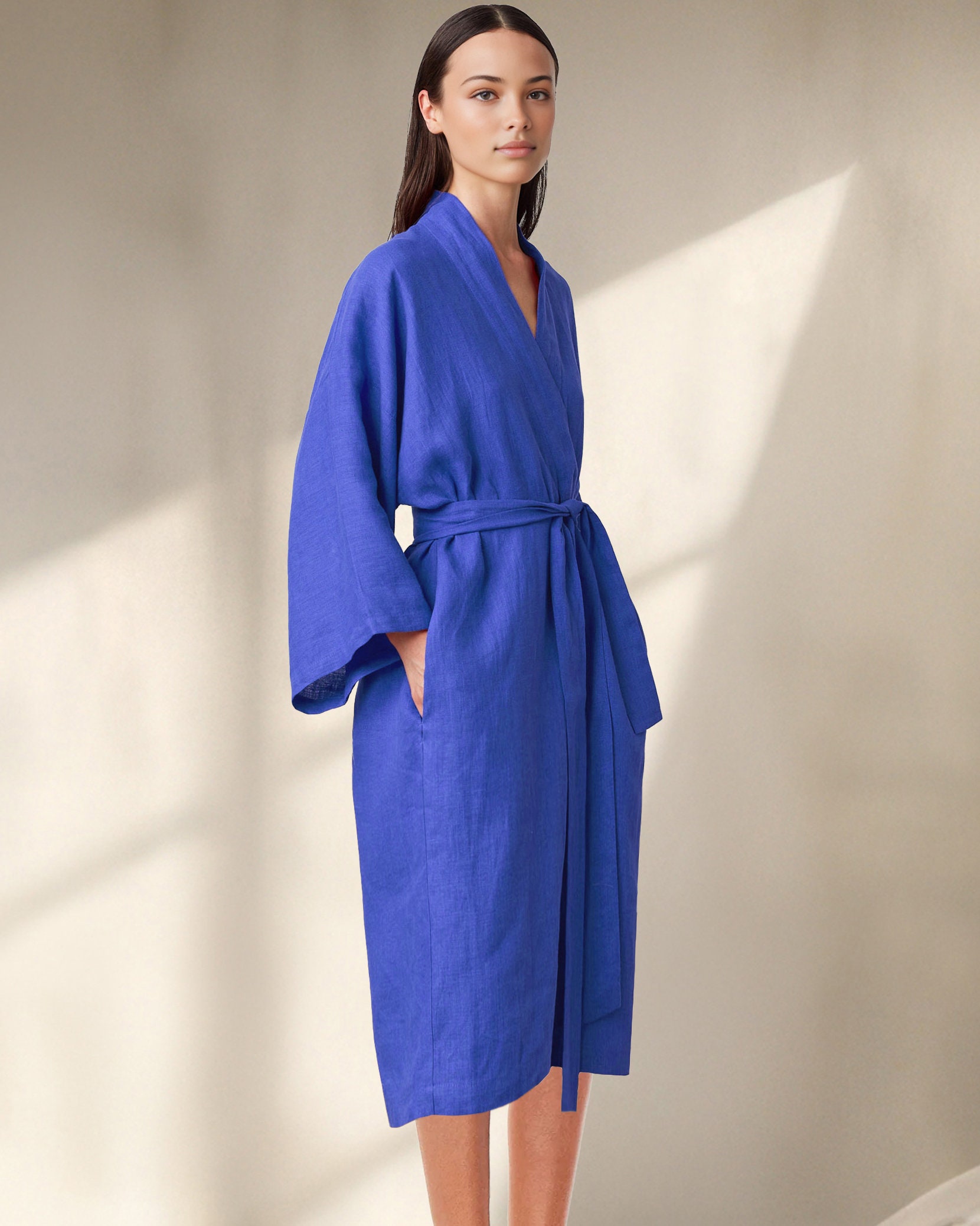 Women Robe Sewing Pattern Beginner Kimono Pattern, Bathrobe Sewing ...