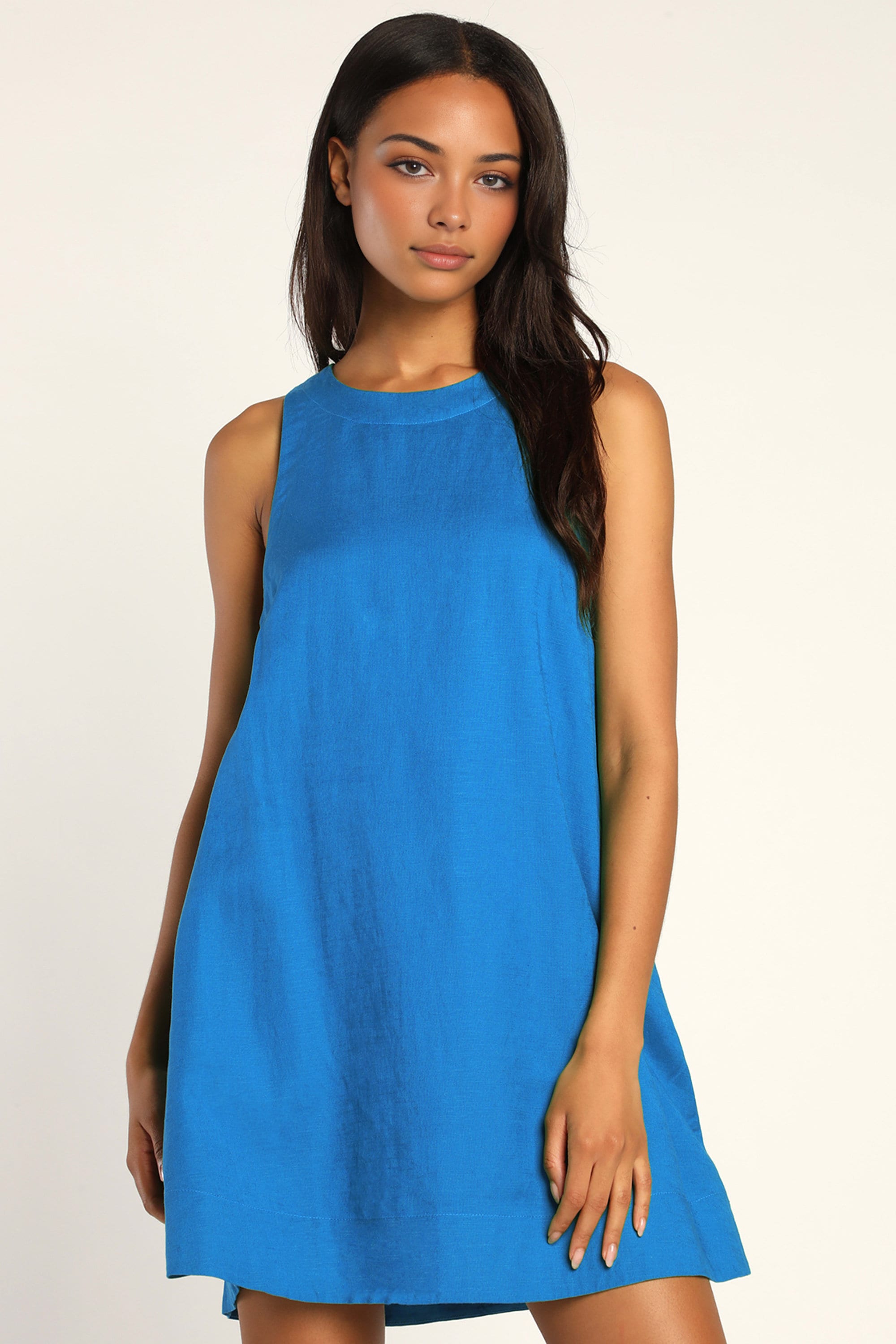 Flared Dress Sewing Pattern, Simple Dress Pattern, Summer Linen Dress ...