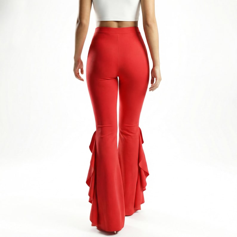 Flared Pants Pattern for Beginners in 8 Sizes XS - 4XL, Bell Bottom ...