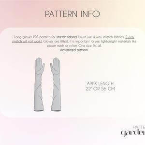 Long Gloves Pattern | Evening Gloves PDF Pattern | Costume Gloves ...