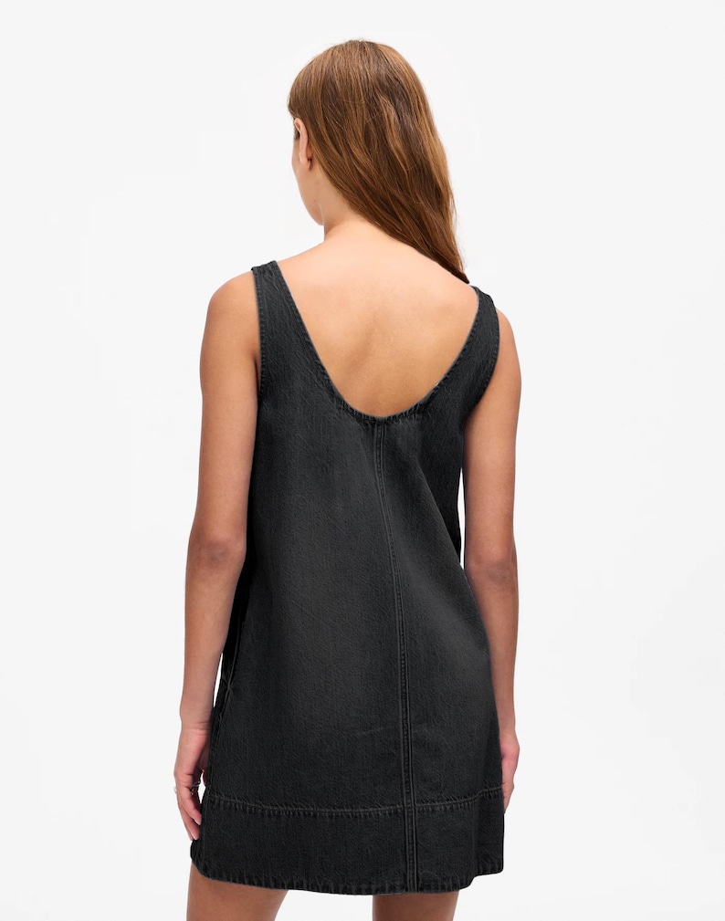 Denim Dress Pattern, Short Dress Sewing Pattern, Tank Dress Pattern ...