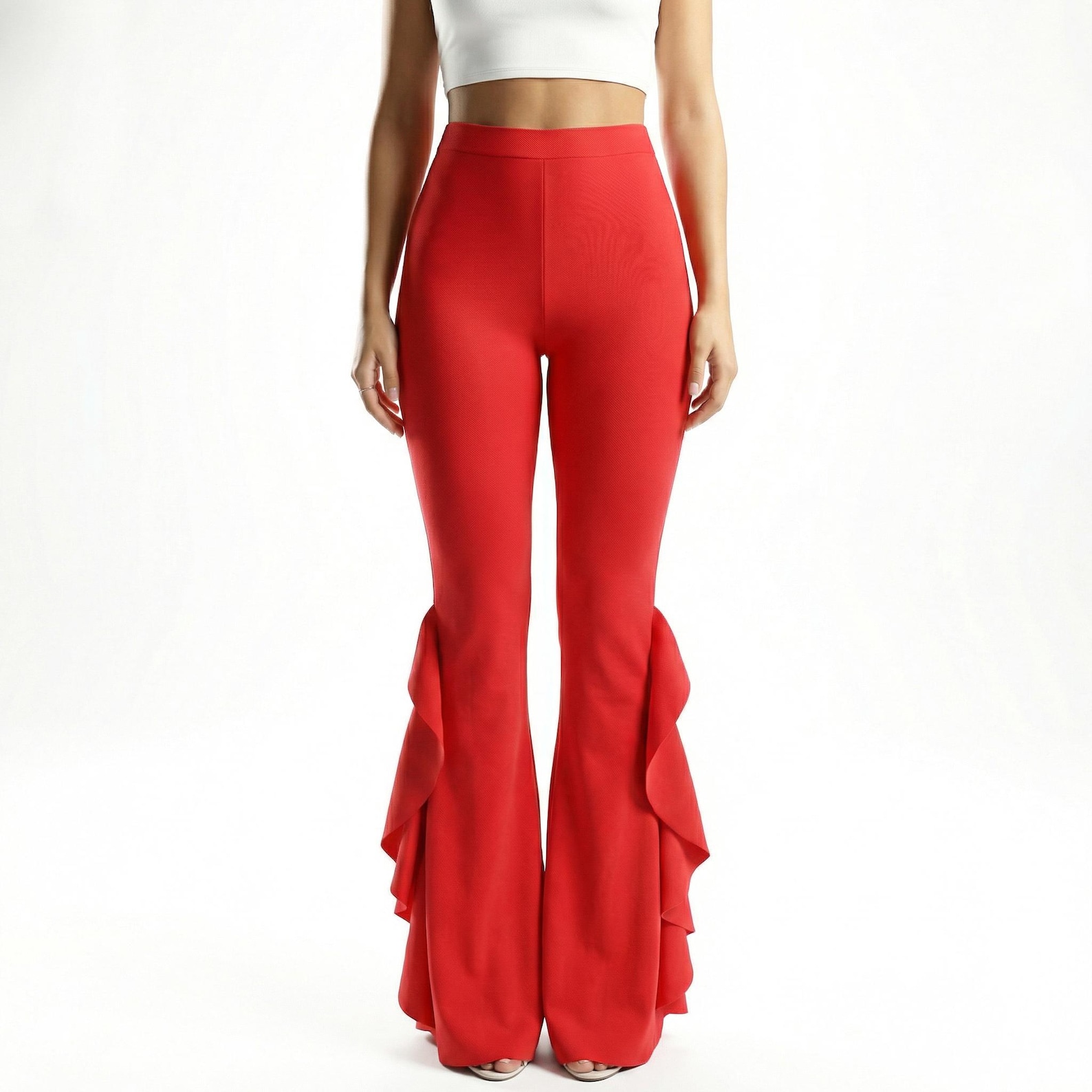 Flared Pants Pattern for Beginners in 8 Sizes XS - 4XL, Bell Bottom ...