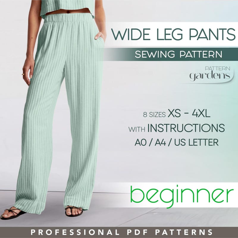 Pajama Pants Pattern - Etsy