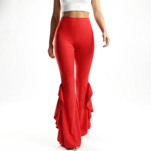 Flared Pants Pattern for Beginners in 8 Sizes XS - 4XL, Bell Bottom ...