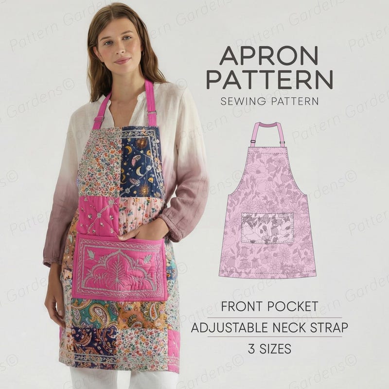 Apron Patterns Patchwork - Etsy