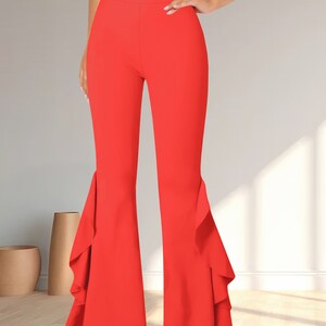 Flared Pants Pattern for Beginners in 8 Sizes XS - 4XL, Bell Bottom ...