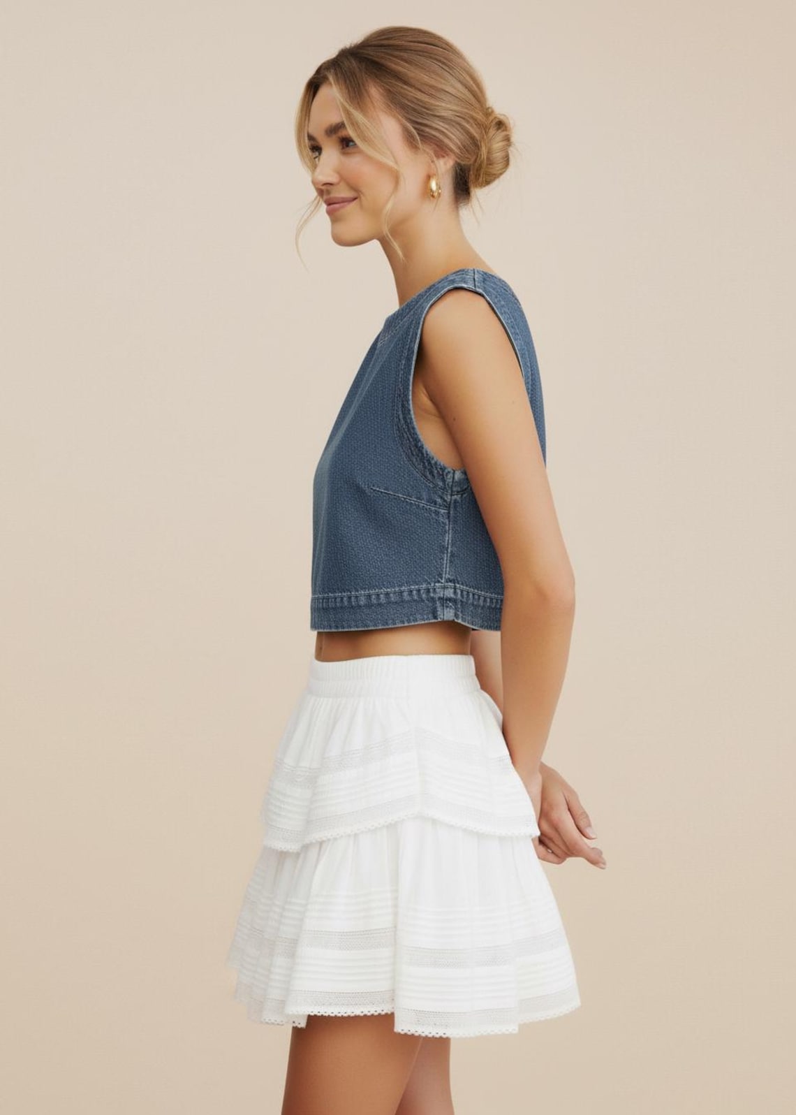 Sewing Patterns for Women, Crop Top Sewing Pattern, Denim Top Pattern ...