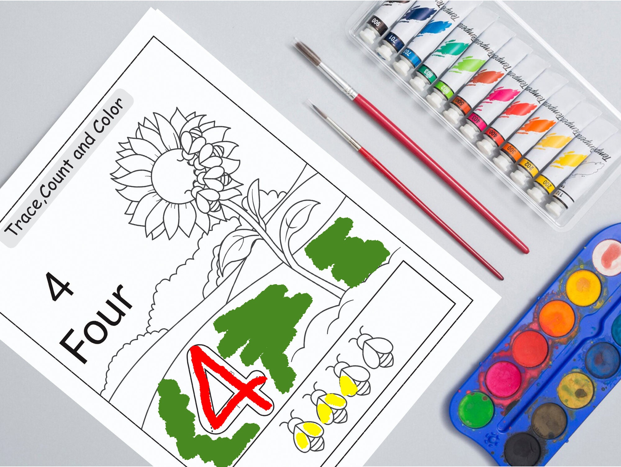 Math Activity Coloring-pages Book Kids Toddlers Preschoolers Printable ...