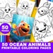 50 Ocean Animals Coloring Pages for Kids Toddlers Preschoolers ...