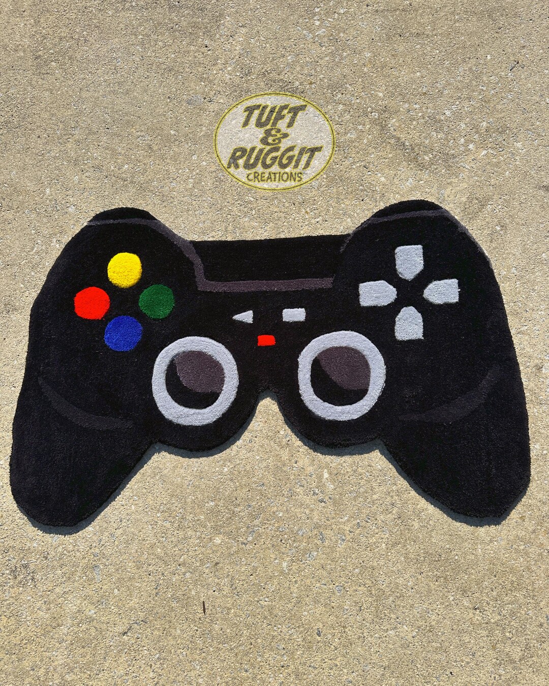 Custom Video Game Controller Rug – Gamer Room Decor, Gaming Setup ...