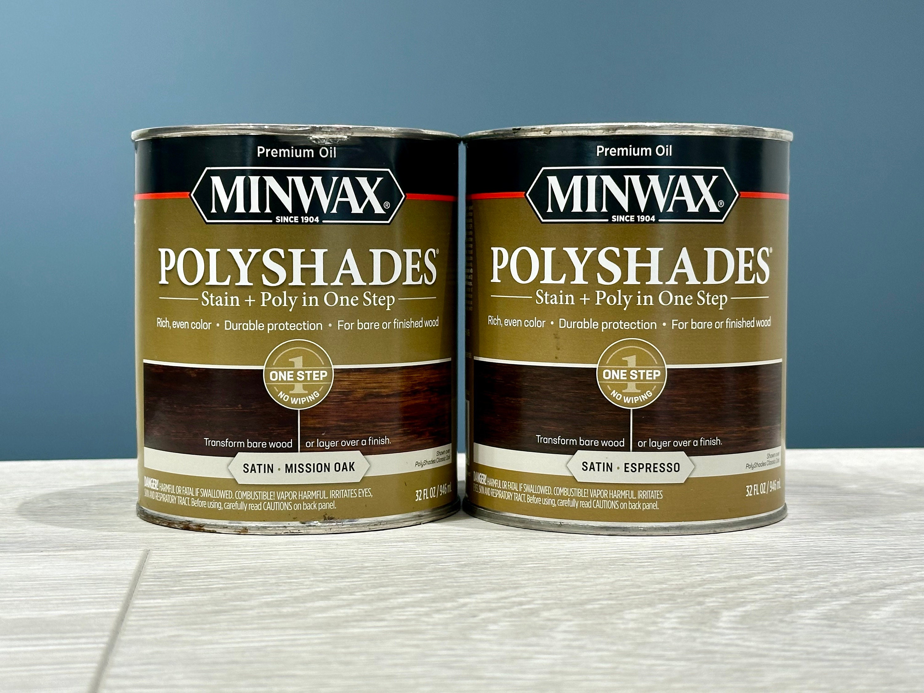 Minwax Polyshades Satin, 11 Colors Available, Wood Stain, Wood Premium ...