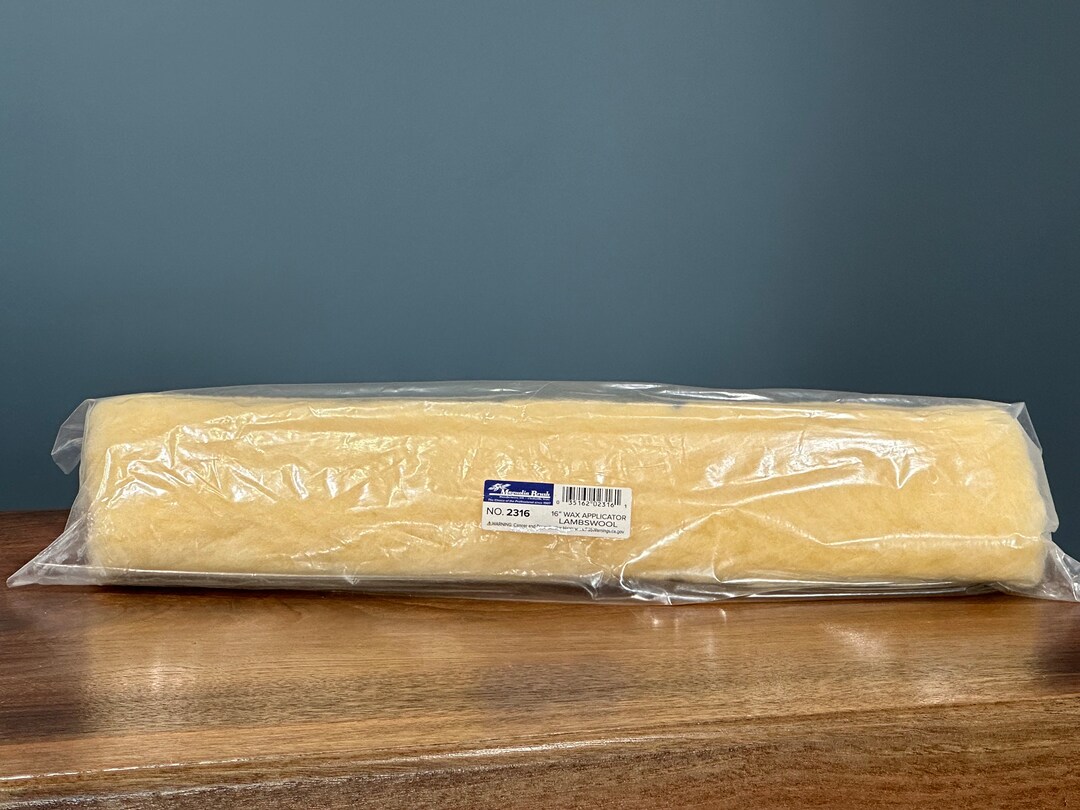 16” Wax Applicator Lambswool, Lambswool Applicator, Wax Applicator - Etsy