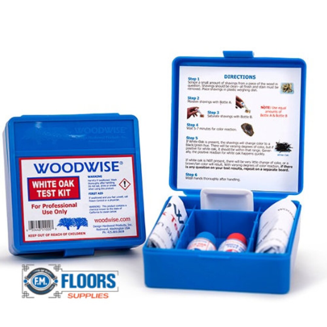 Woodwise White Oak Test Kit, Wood Test Kit Www.fmfloorssupplies.com - Etsy