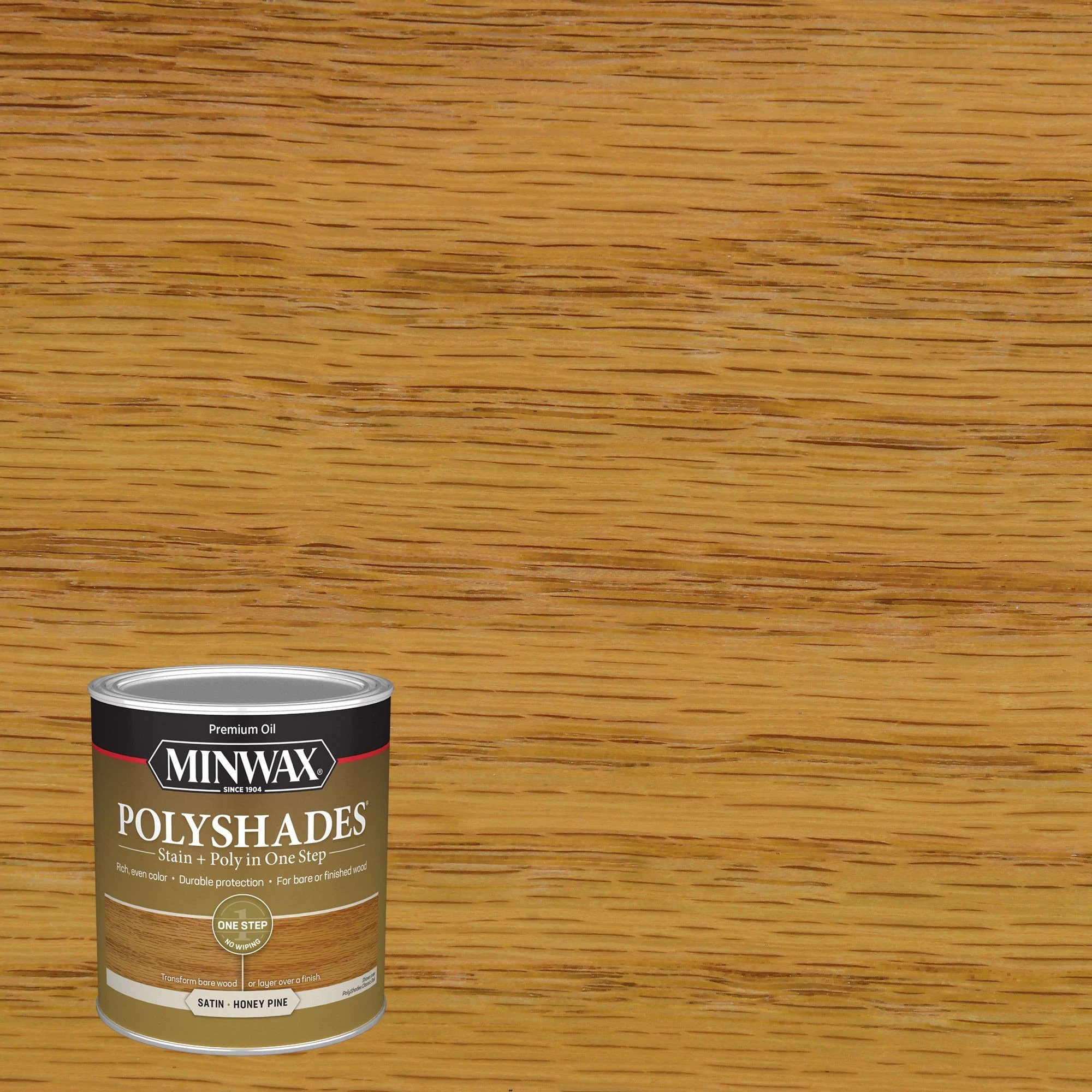Minwax Polyshades Satin, 11 Colors Available, Wood Stain, Wood Premium ...