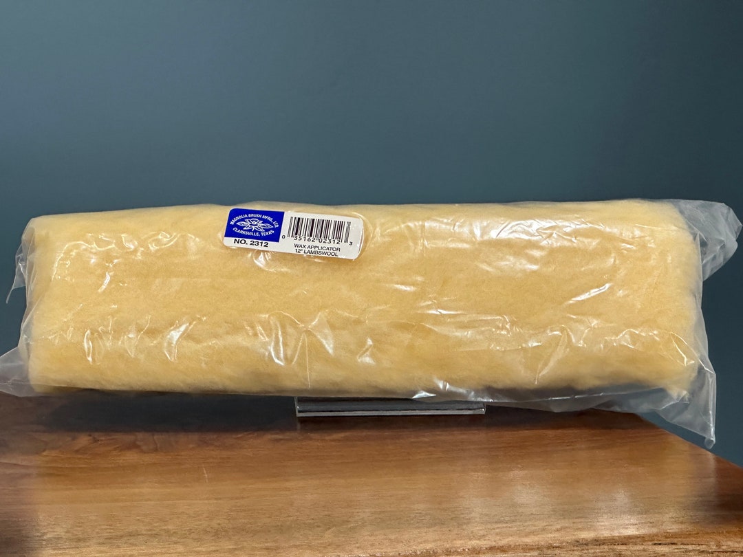 12” Wax Applicator Lambswool, Lambswool Applicator, Wax Applicator - Etsy